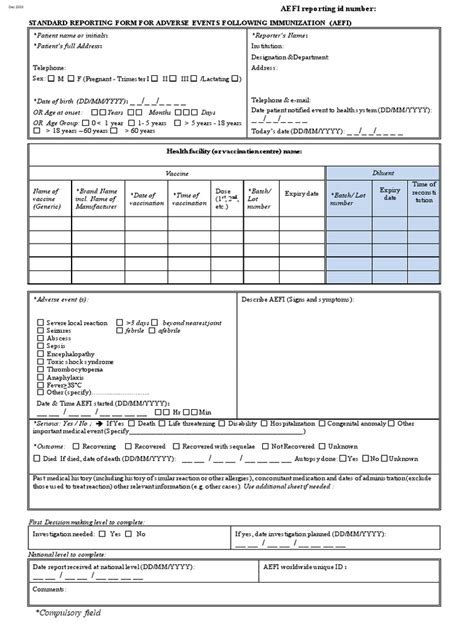 Dec 2020 Aefi Reporting Form Pdf