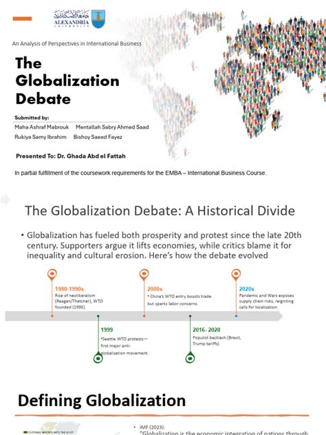 1debate Of Globalization Pdf Globalization International