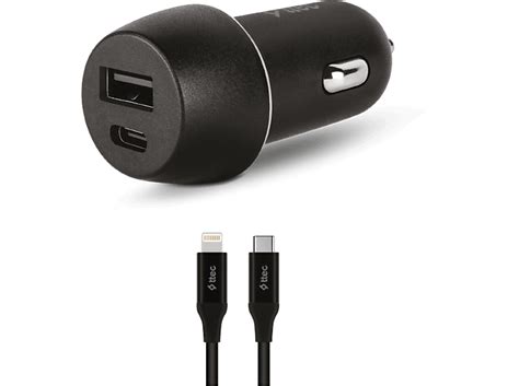 TTEC CKS LS SmartCharger Duo PD W Araç Hızlı Şarj CihazıUSB C USB A USB C Lightning Kablo