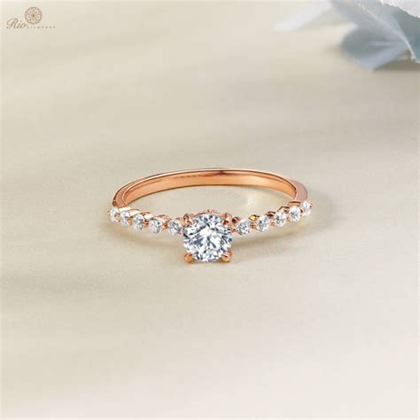 Damon Diamond Engagement Ring Casing 18k White Gold
