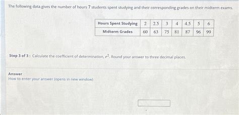 Solved The Following Data Gives The Number Of Hours 7