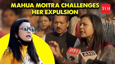 Tmc Leader Mahua Moitra Moves Sc Challenges Her Expulsion From Lok