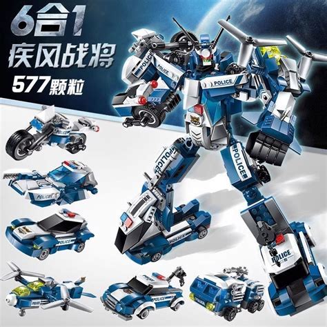 Jual Block Super Robot Block Super Alloy Ares 6 In 1 Block Police