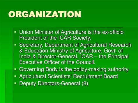 Ppt Indian Council Of Agricultural Research Icar Powerpoint