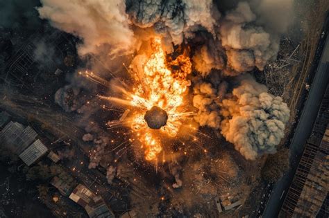 Premium Photo Large Fire Explosion Concept Background
