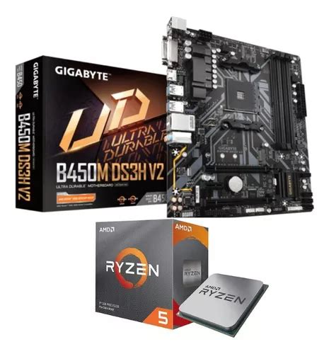 Kit Gamer Amd Ryzen 5 4600g B450m Ds3h Wifi Parcelamento Sem Juros