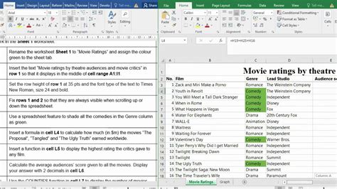 Excel Grade 11 Cat Youtube