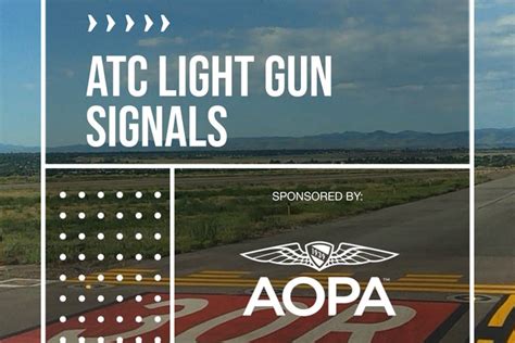 ATC Light Gun Signals Explained Boldmethod