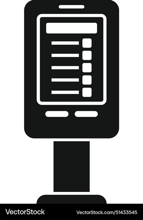 Mobile App Interface Billboard Icon Royalty Free Vector