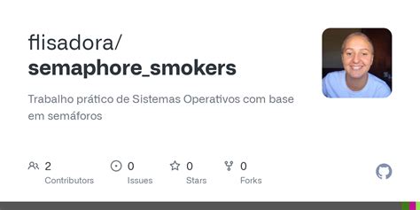 Github Flisadora Semaphore Smokers Trabalho Pr Tico De Sistemas Operativos Base Em Sem Foros