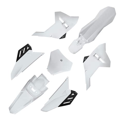 Kit Plastico My25 Branco Biker Acessórios