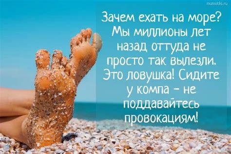 Зачем ехать на море Мы миллионы лет назад оттуда не просто так вылезли