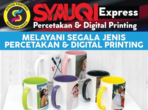 Cetak Mug Cepat 24 Jam Rawamangun Jakarta Timur Percetakan Digital