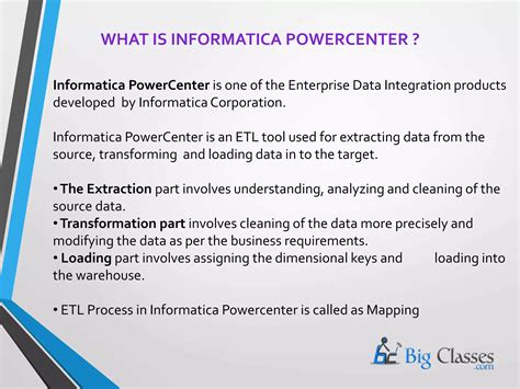 What Is Informatica Powercenter Pptx