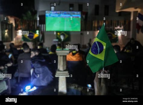 Brazilian Ambassador To Palestine Watch The Brazil National Team Match