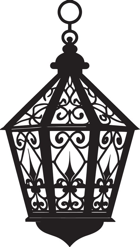 Lantern Illustration Black And White 46487273 Vector Art At Vecteezy