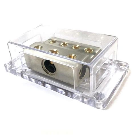 1pc Battery Distribution Block For Ground 1 Into 4 Grandado