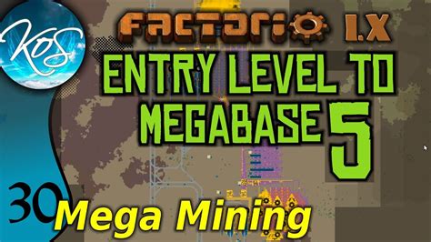 Factorio 1 X Entry Level To Megabase 5 30 Mega Mining For Green