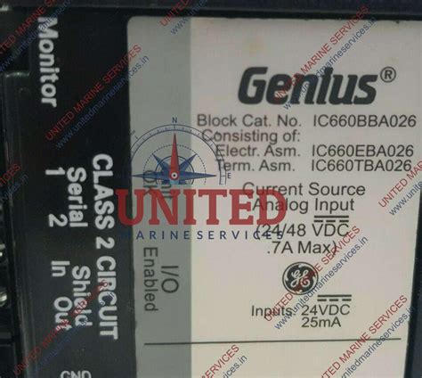 ge fanuc curr source analog input ic660bba026 united marine services