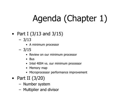 PPT EECE 374 Microprocessor Architecture And Applications Chapter 1 Part I PowerPoint
