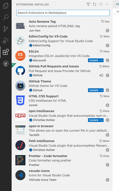 Not Seeing Badge For Available Updates Issue Microsoft Vscode GitHub