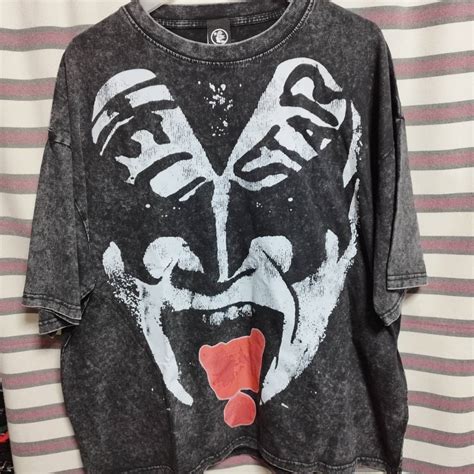 Yahooオークション Kiss キッス ジーンシモンズ Bigプリント 両面プ