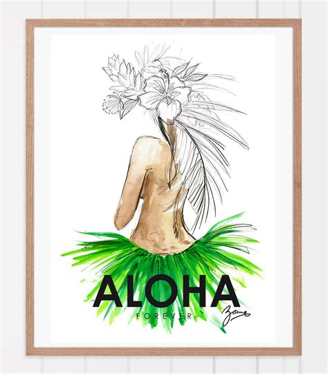 Hula Aloha Girl Suzannejennerich