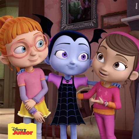 Vampirina Hauntley Bridget And Poppy Peepleson Best Friends Cartoon