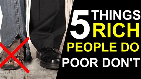 5 Things Rich People Do That Poor People Don T Animated Success Insider