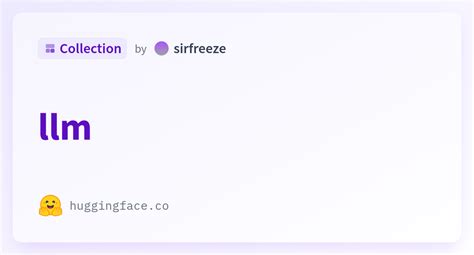 Llm A Sirfreeze Collection