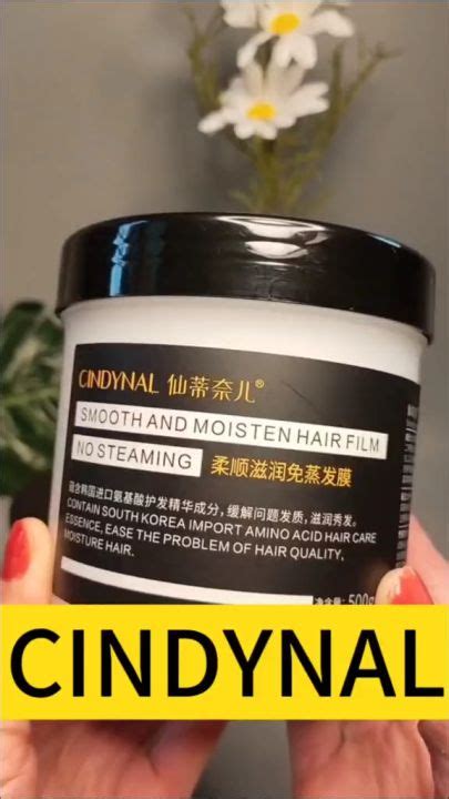 Buy 1 Take 1 Cindynal Smooth And Moisten Hair Film No Steaming Hair Mask Original Korea