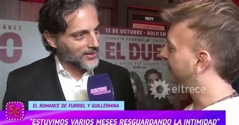 Joaquín Furriel reveló detalles de su relación con Guillermina Valdés