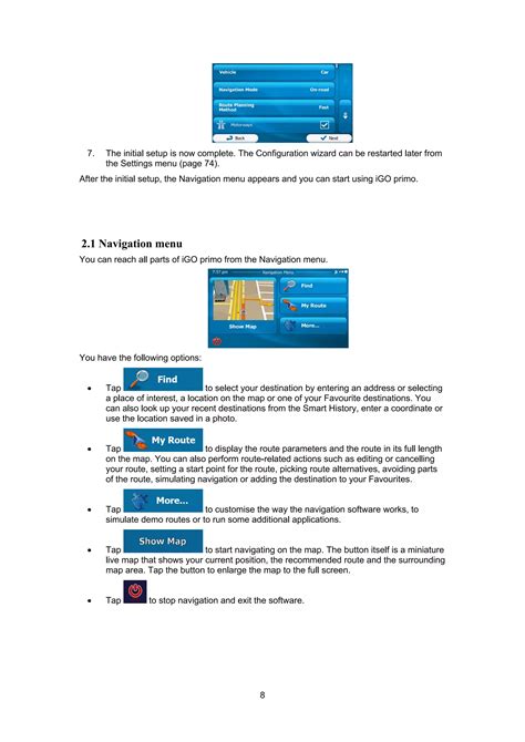 Igo Primo Navigation Software User Manual PDF