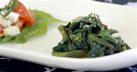 野菜を味わうレシピ つるむらさきのナムル 有機野菜のぶどうの木