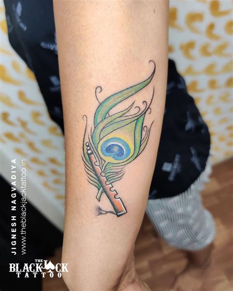 Top 68 Bansuri Mor Pankh Tattoo Super Hot Incdgdbentre