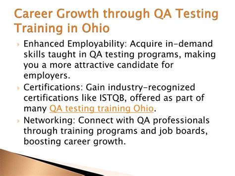 Ppt Key Qa Testing Skills Youll Learn In Ohios Training Programs