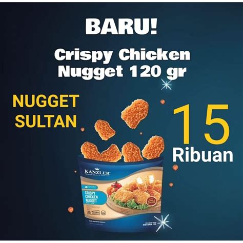 Jual Kanzler Crispy Chicken Nugget 450gram Crispy Bubble Crumb