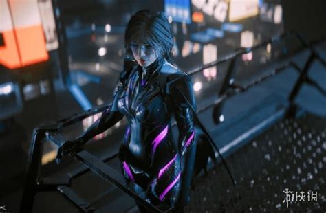 《赛博朋克2077》女v性感噬魂者套装mod 支持v21 电脑版下载 叽哩叽哩游戏网acg（g站）