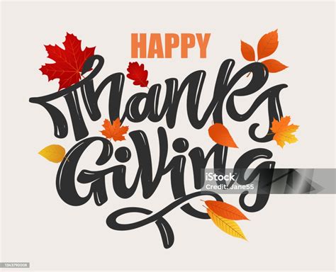 감사를 드립니다 손으로 그린 추수 감사절 문자 타이포그래피 포스터 엽서 아이콘 로고 또는 배지에 대한 질감 배경에 축하 텍스트 해피 추수 감사절 벡터 빈티지 스타일 서예
