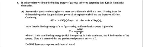 solved 6 in this problem we ll use the binding energy of a gaseous