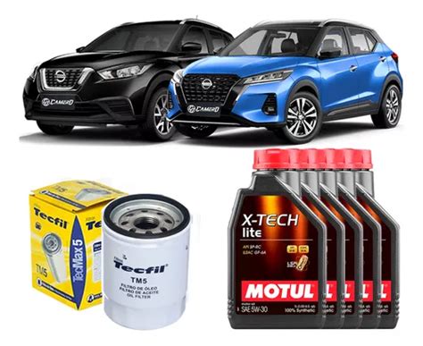 Kit Troca De Óleo w E Filtros Nissan Kicks Parcelamento sem juros