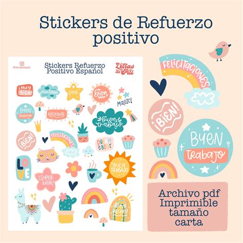 Stickers Refuerzo Positivo XPPP