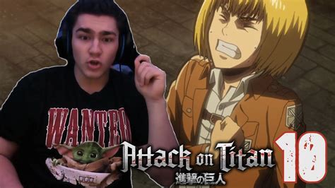 Attack On Titan 1x10 Armins Speech Reactionreview Youtube