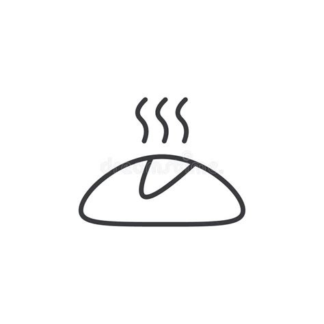 Icono Del Pan Al Vapor Conjunto De Vectores Sobre Fondo Blanco
