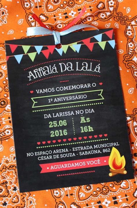 Convite De Festa Junina Como Montar Dicas Essenciais E Fotos Inspiradoras