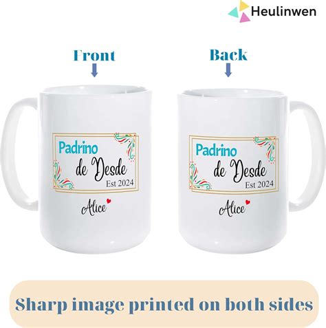 Juego Personalizado De Bautizo Recuerdos Juego De 2 Tazas 2024