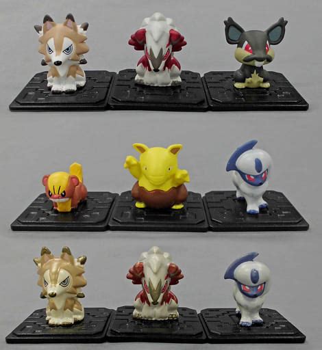 駿河屋 全9種セット 「ポケットモンスター サン＆ムーン モンコレget Vol5 昼と夜のけもの道」（トレーディングフィギュア）