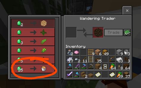 Be I Saw Somewhere That The Wandering Trader Doesnt Sell Lava I