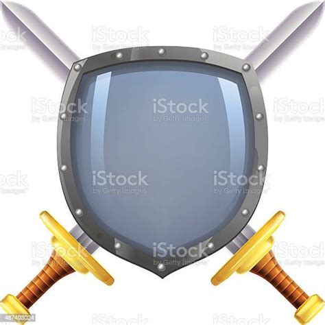 질려 Swords 막다 검투사에 대한 스톡 벡터 아트 및 기타 이미지 검투사 문장 2 Istock