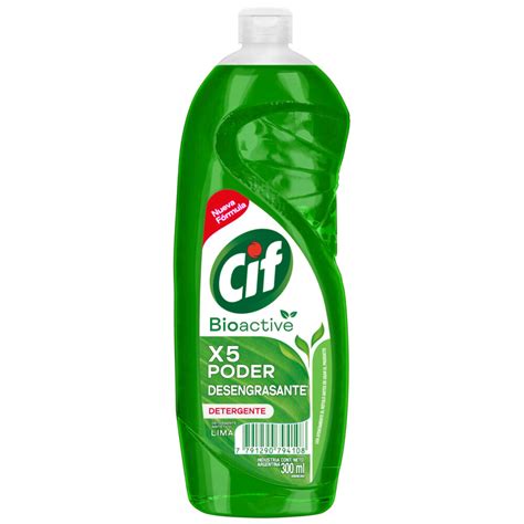 Detergente Cif Bioactive Lima 300 Cc Carrefour